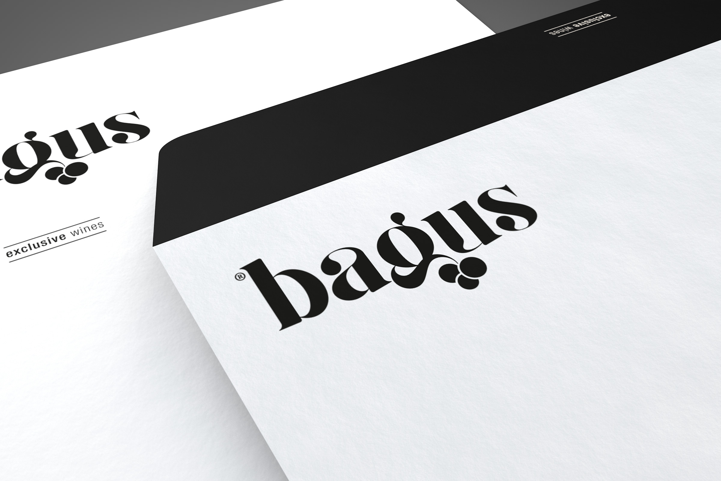 Identidade Bagus - Exclusive Wines | Luis Bordalo - Designer de Comunicação